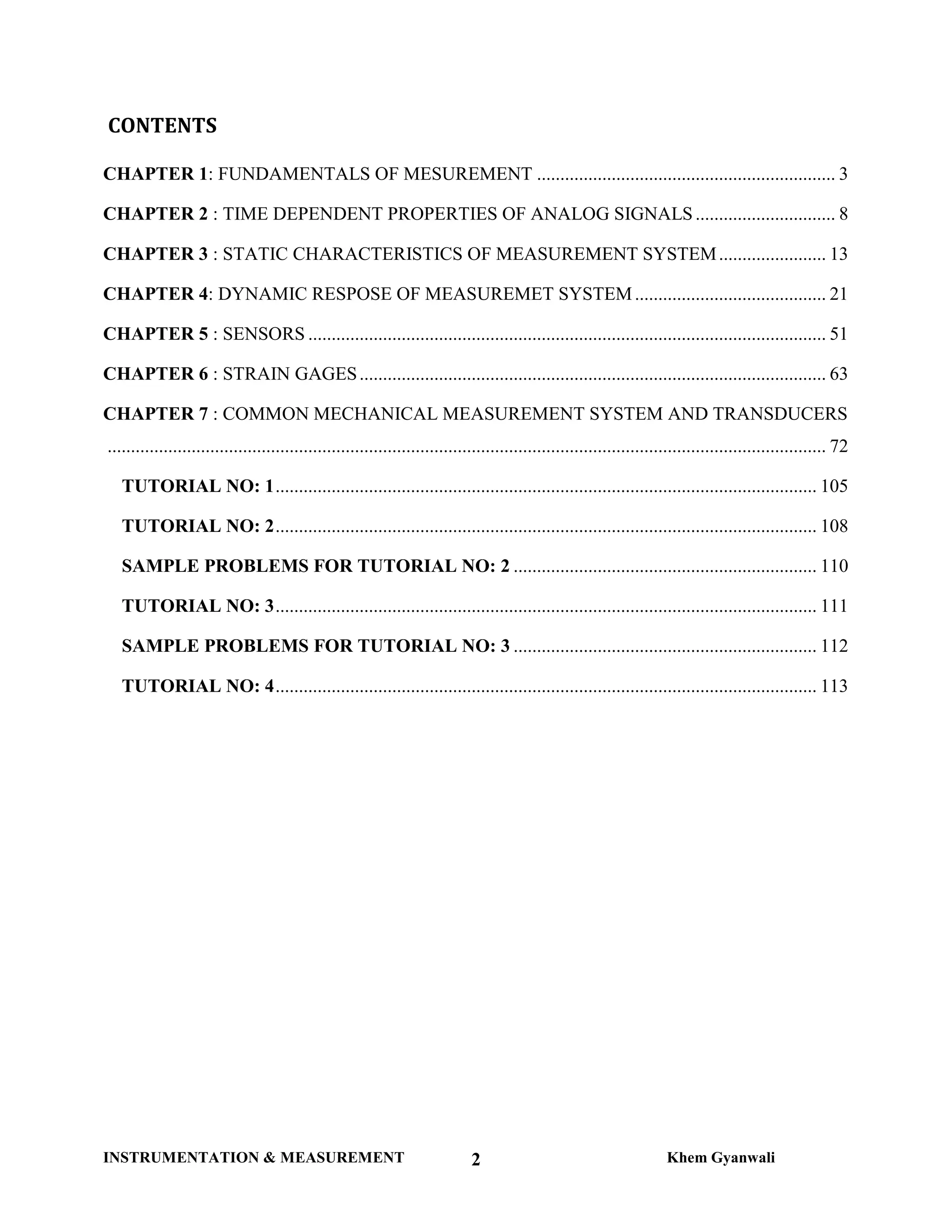 Manual instrumentation and measurement | PDF