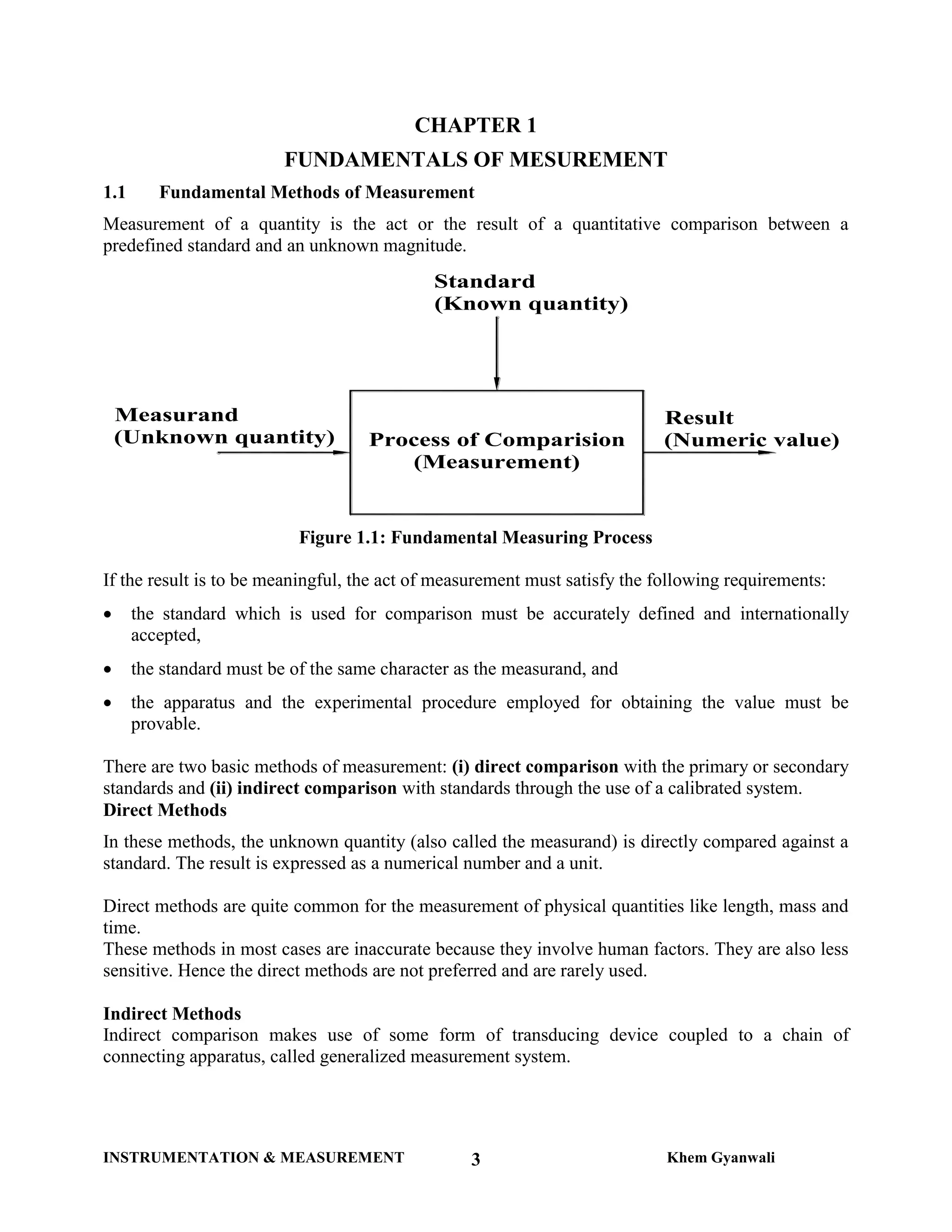 Manual instrumentation and measurement | PDF