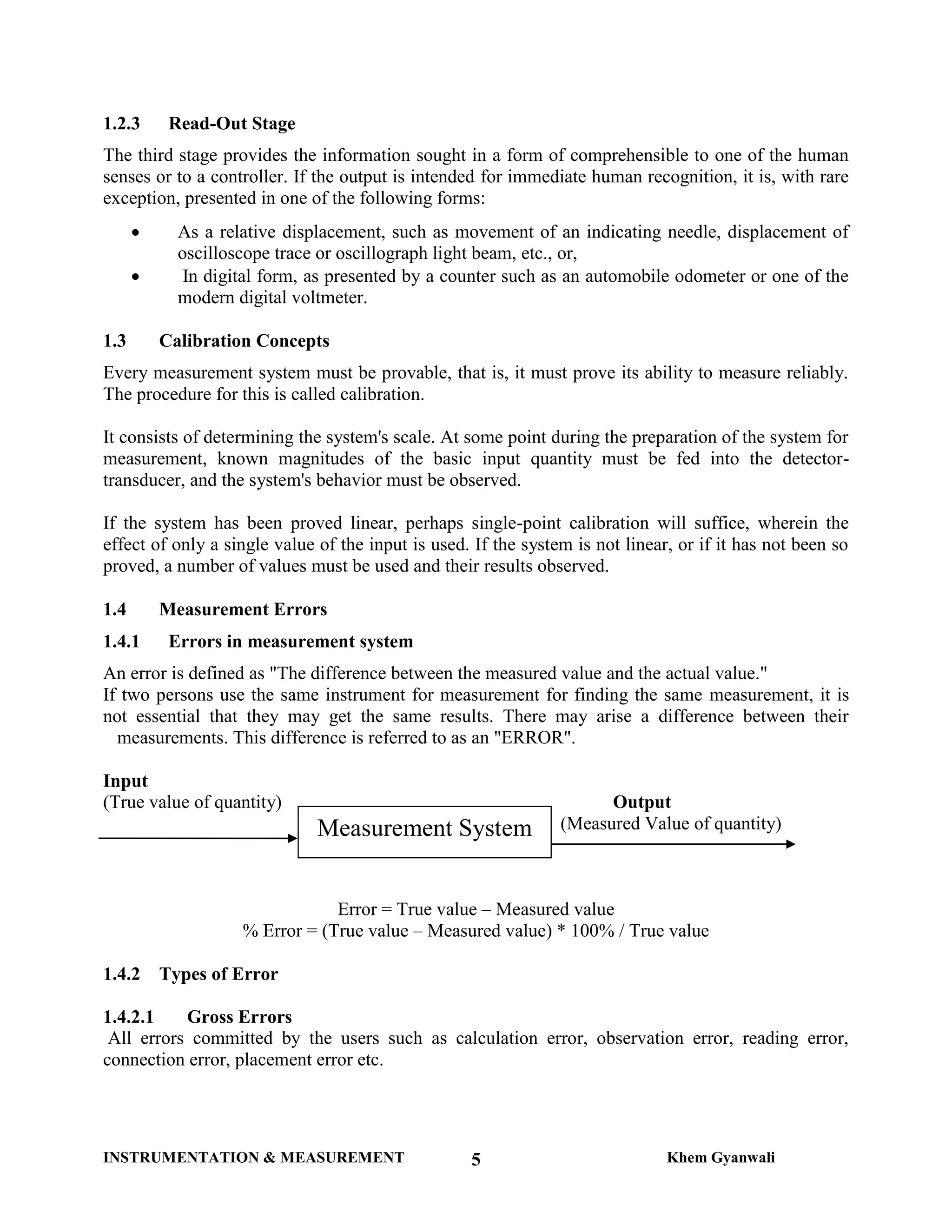 Manual instrumentation and measurement | PDF