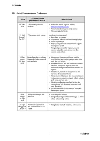 Manual kerja kursus pp 2019 | PDF