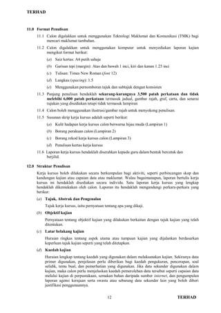 Manual kerja kursus pp 2019 | PDF