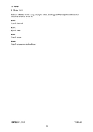 Manual kerja kursus sejarah 2019 | PDF