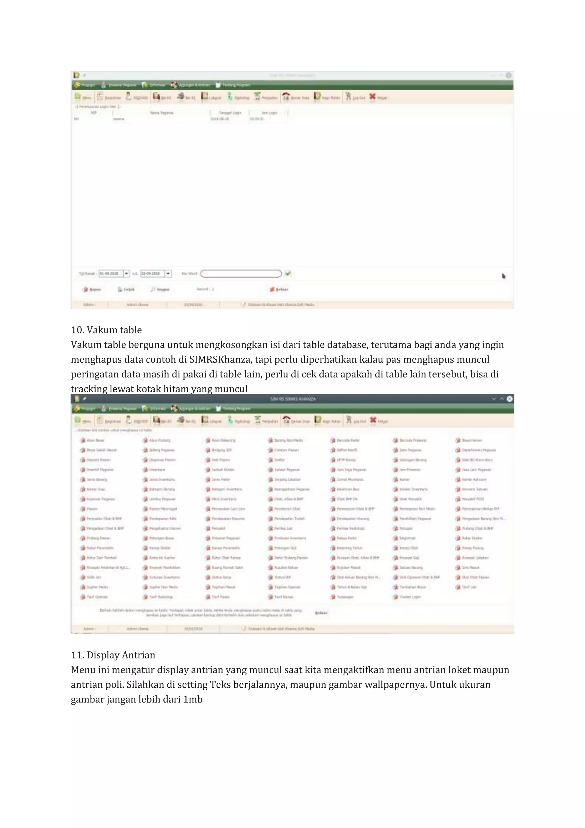 Manual khanza simrs | PDF