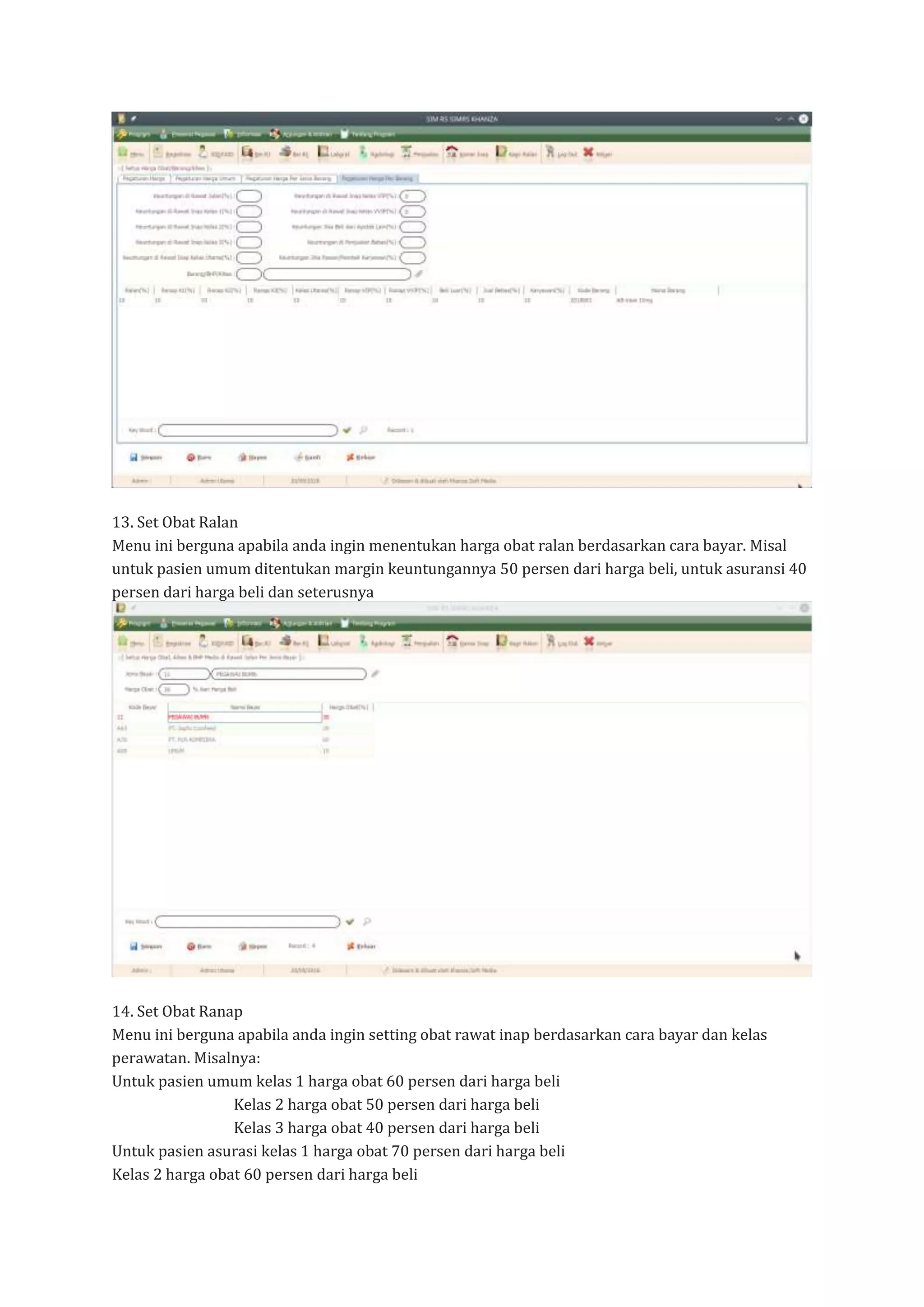 Manual khanza simrs | PDF