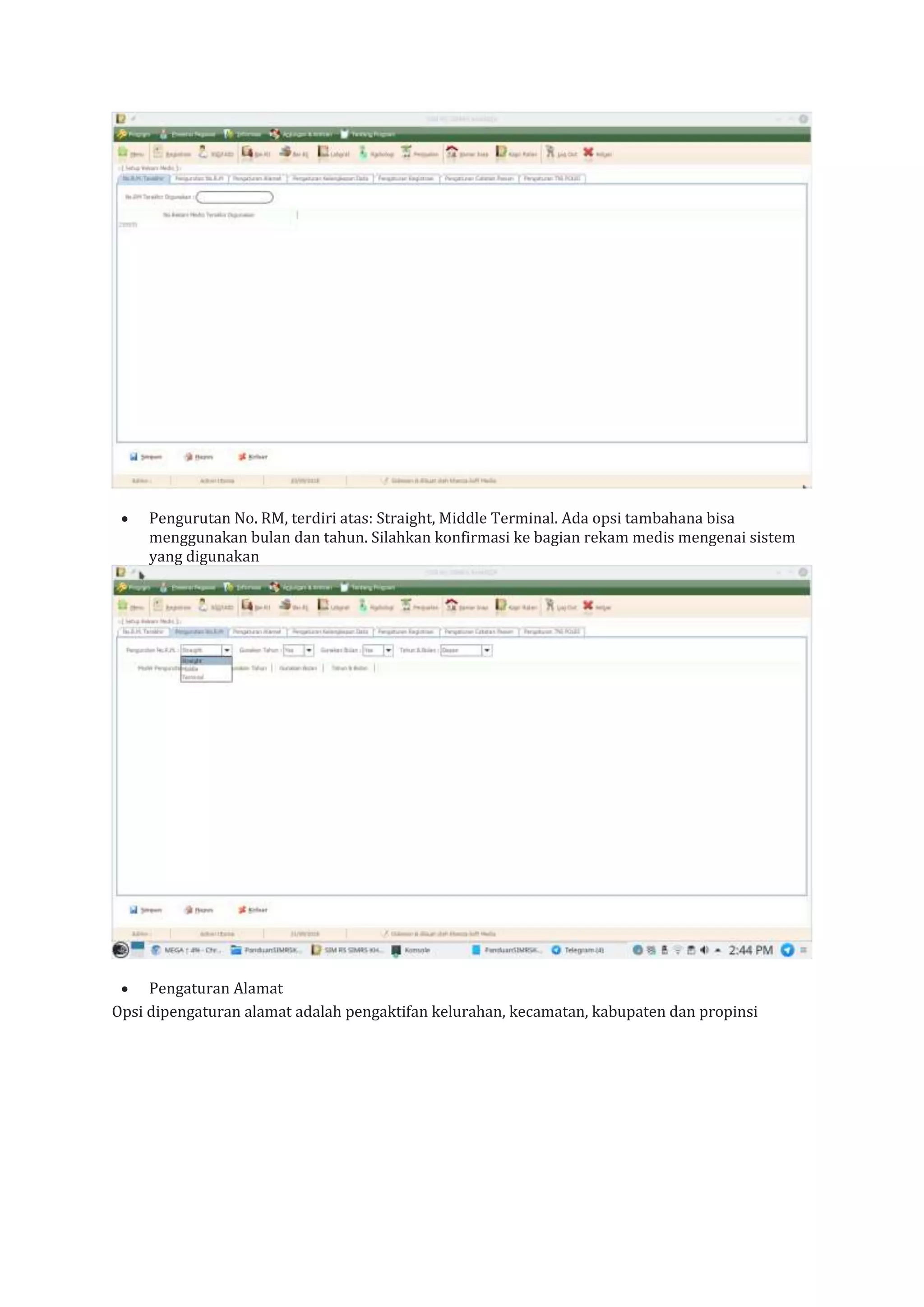 Manual khanza simrs | PDF