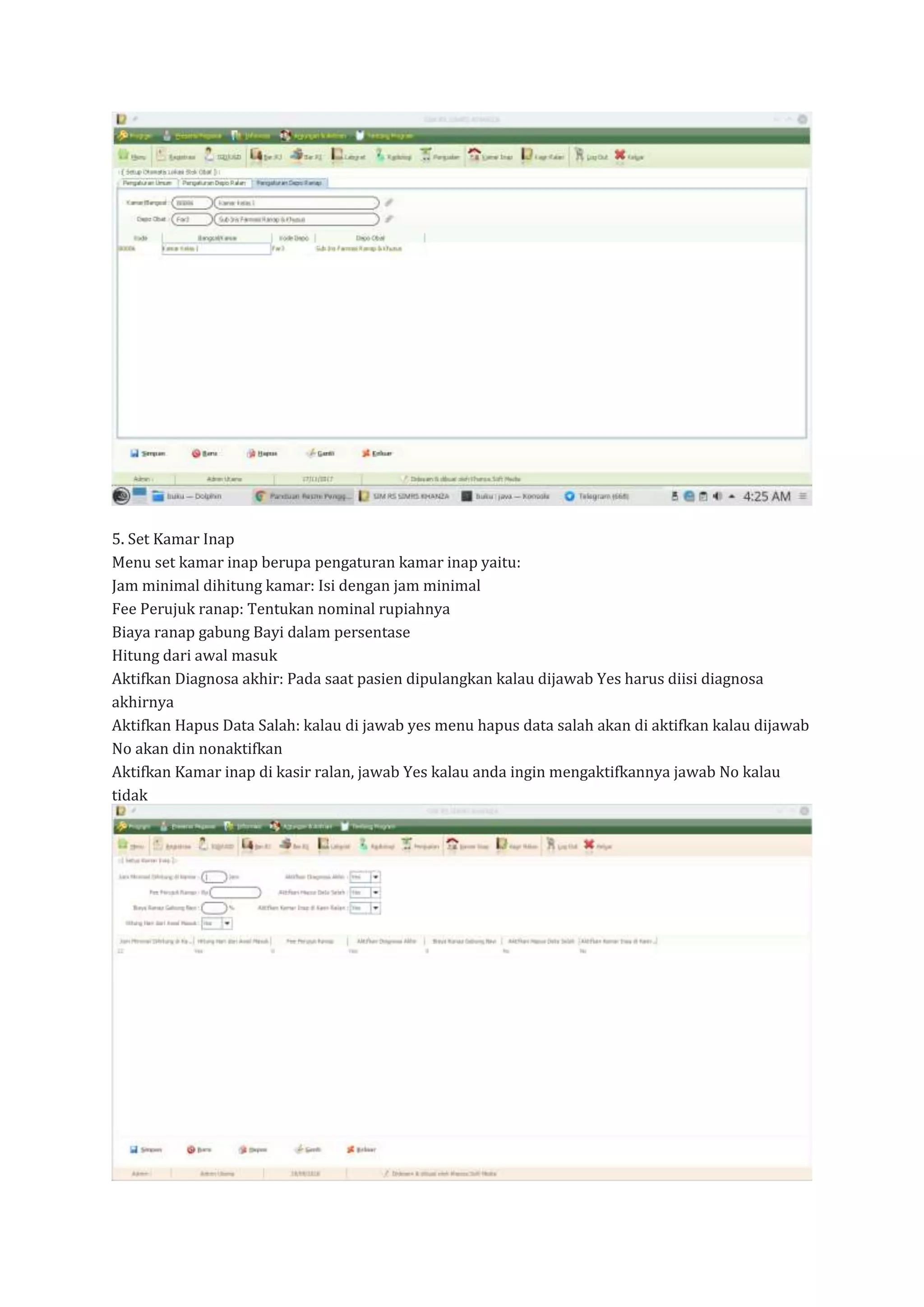 Manual khanza simrs | PDF