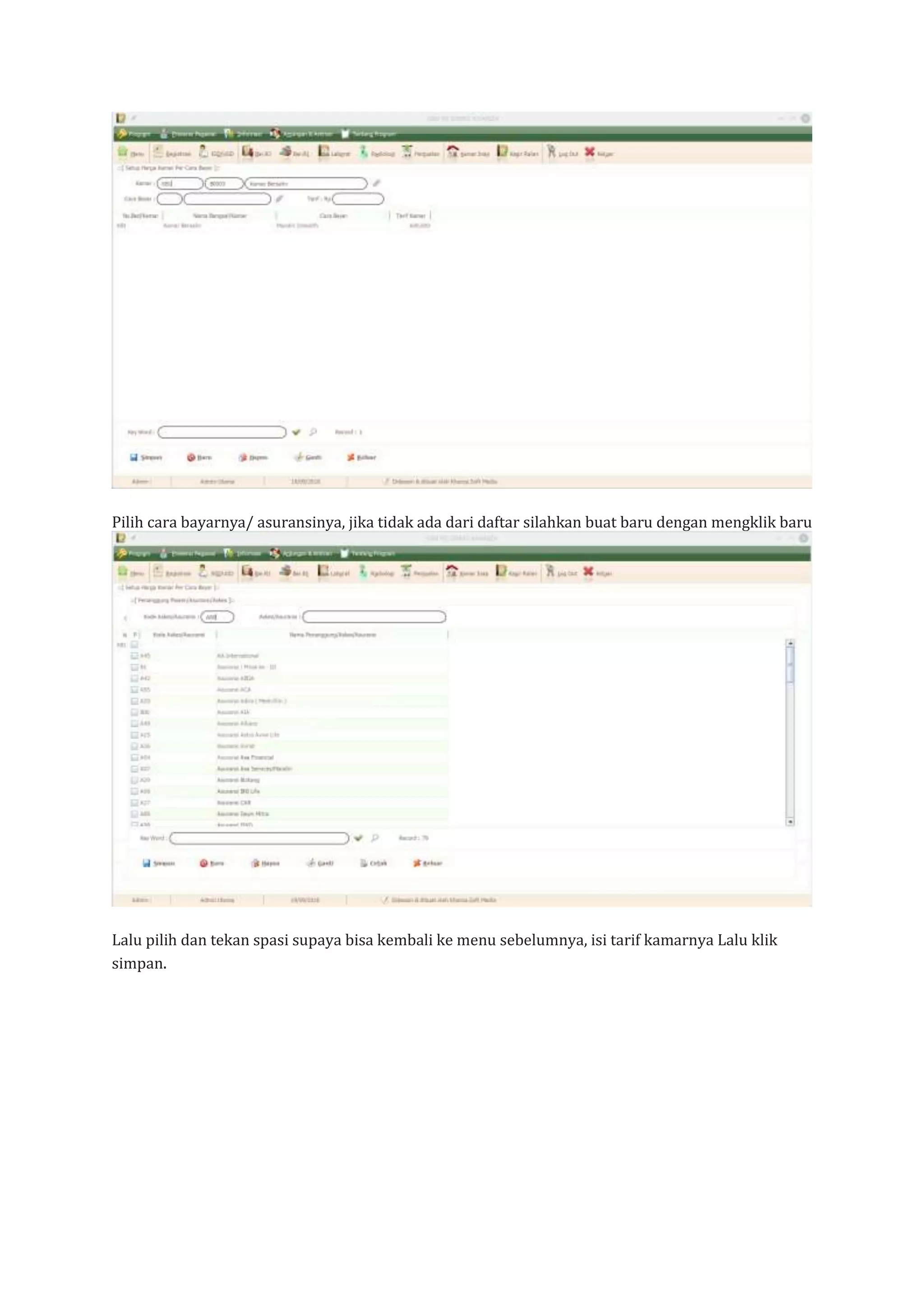 Manual khanza simrs | PDF