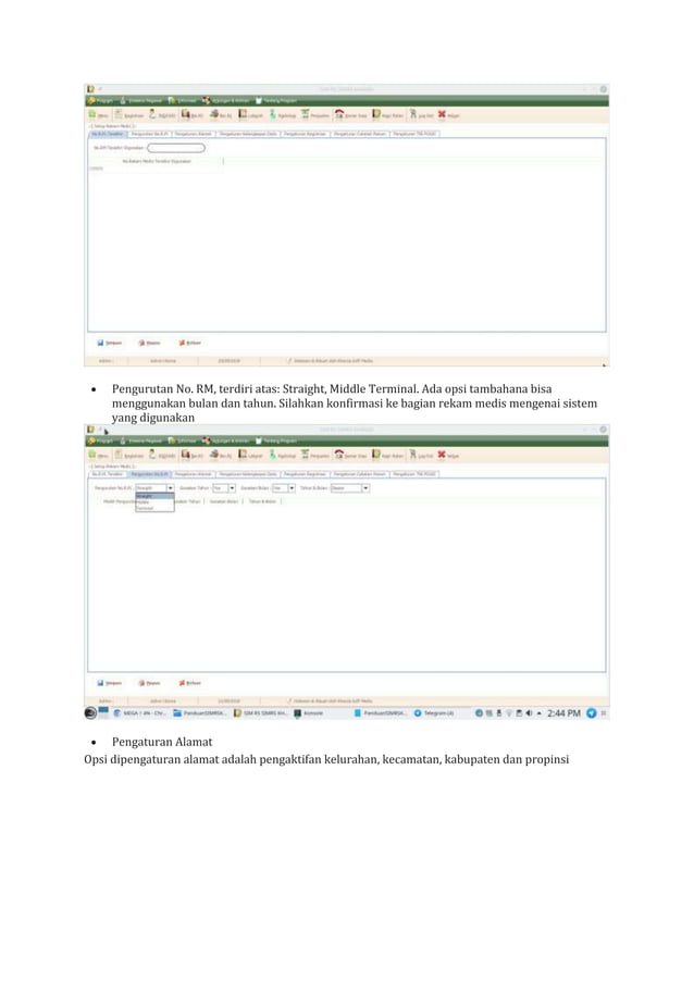 Manual khanza simrs | PDF