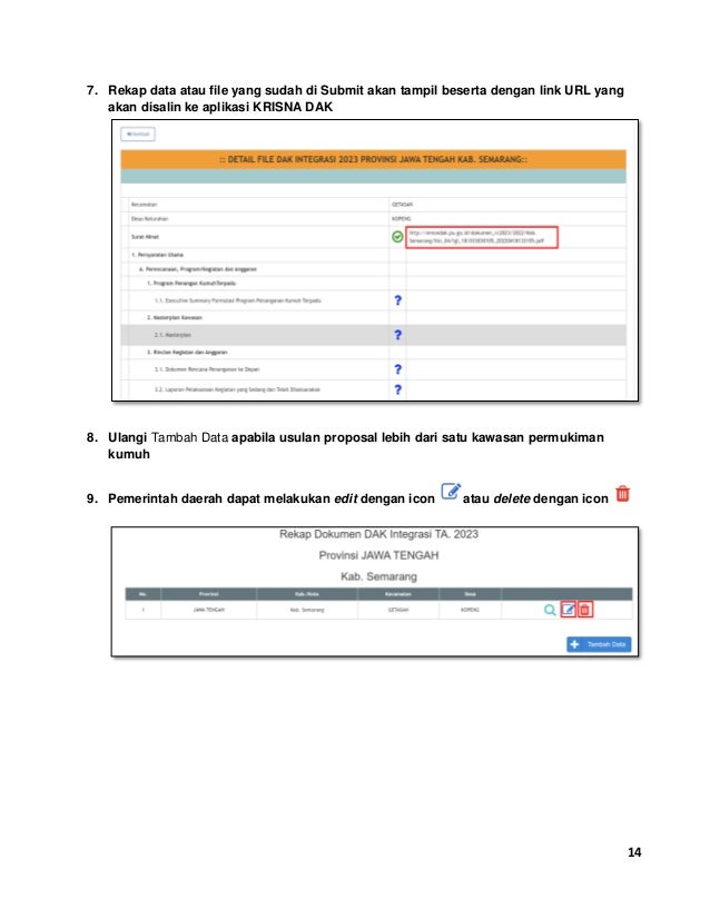 Manual Krisna (Persiapan) & E-Monitoring (RC) | PDF