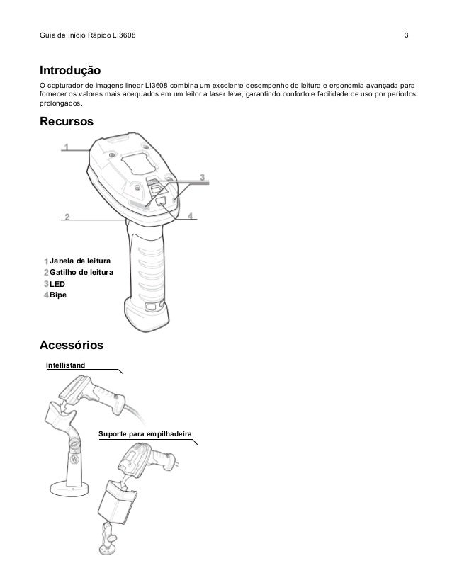 LI3608 - Manual do Leitor Zebra