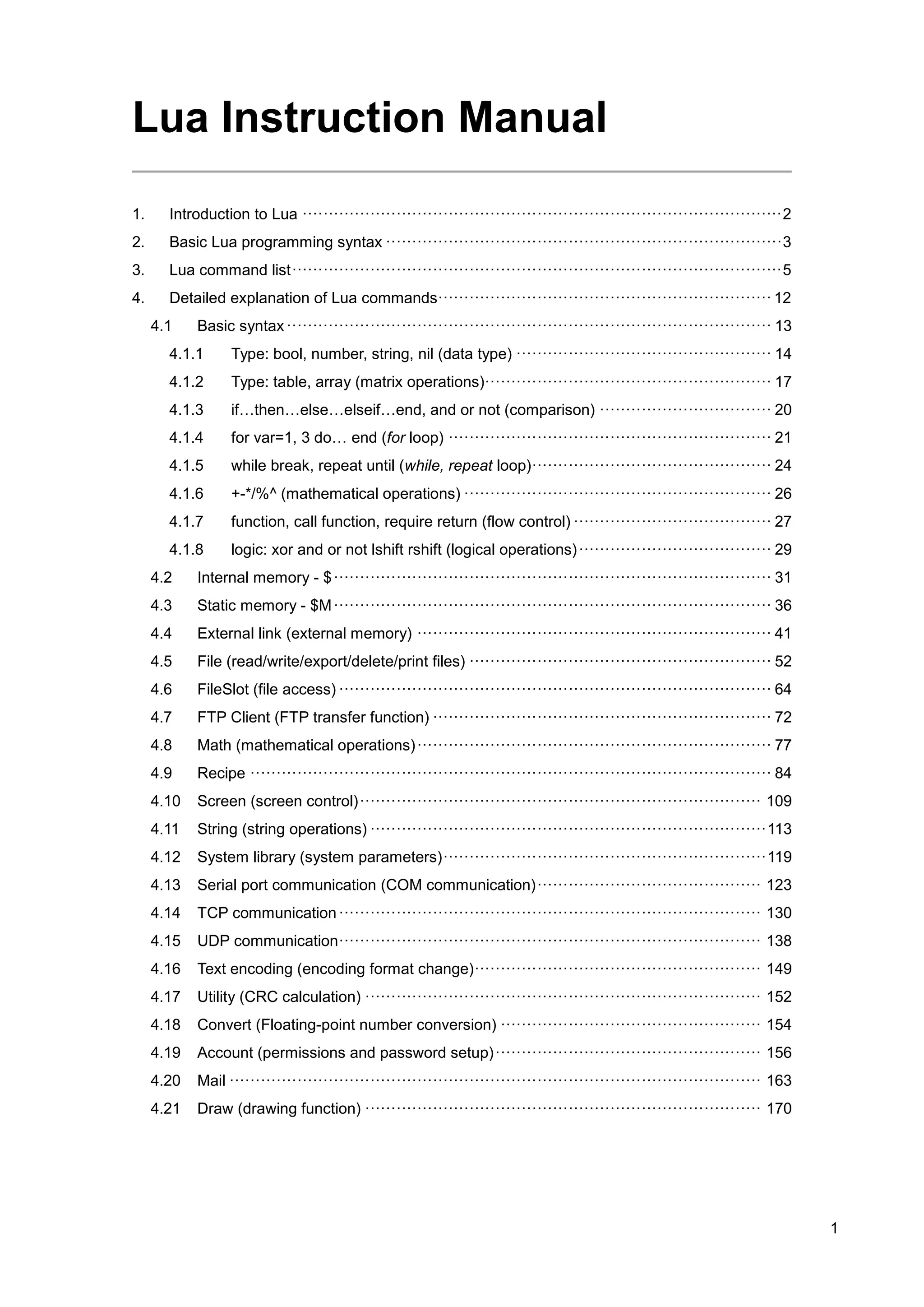 manual de programacion lua dopsoft para HMI delta | PDF