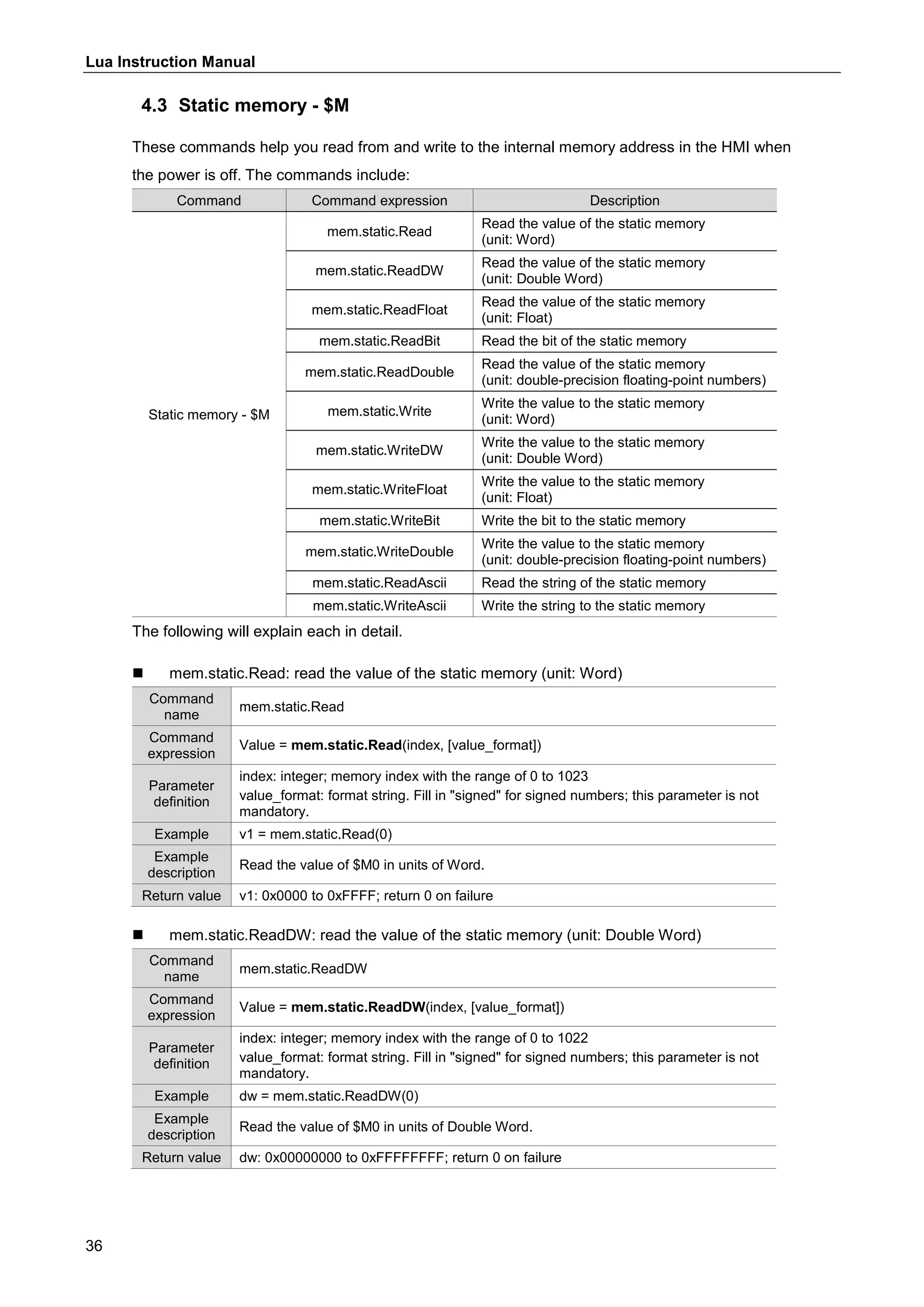 manual de programacion lua dopsoft para HMI delta | PDF