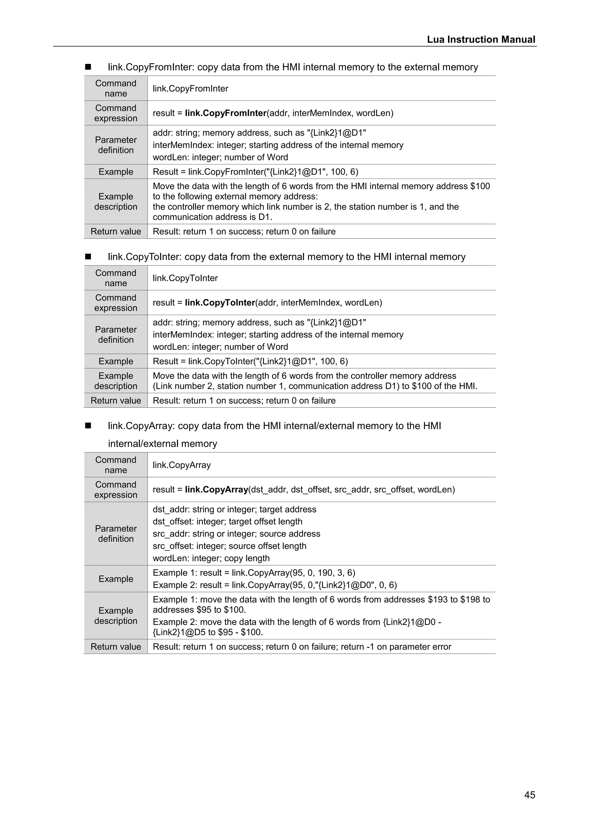 manual de programacion lua dopsoft para HMI delta | PDF