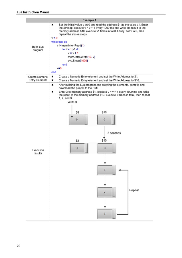 manual de programacion lua dopsoft para HMI delta | PDF