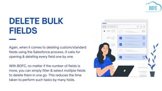 Manually building fields? Do efficient replication of fields in No time with BOFC | PPT