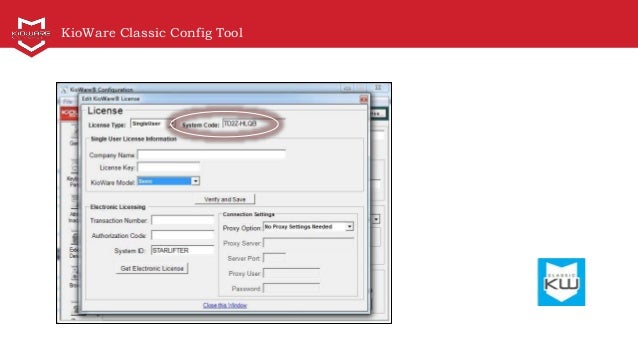 Manually License KioWare Classic for Windows