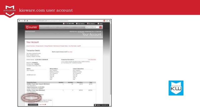 Manually License KioWare Classic for Windows