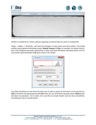 How to make a mask for an XCT reconstructed volume with ImageJ | PDF ...