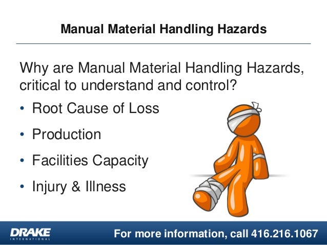 Manual Material Handling Hazards: OHS Fundametals