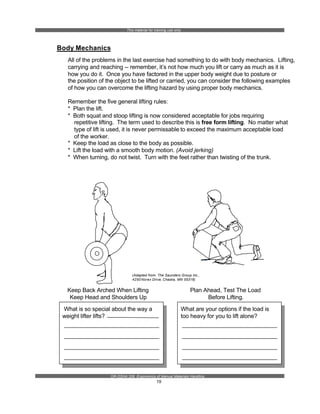 Manual materials handling osha oregon | PDF
