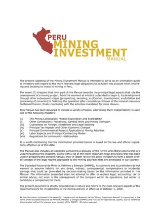 Manual mineriaingles | PDF