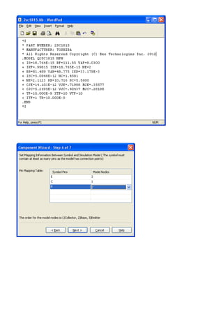 How to import SPICE MODEL by MultiSim | DOC