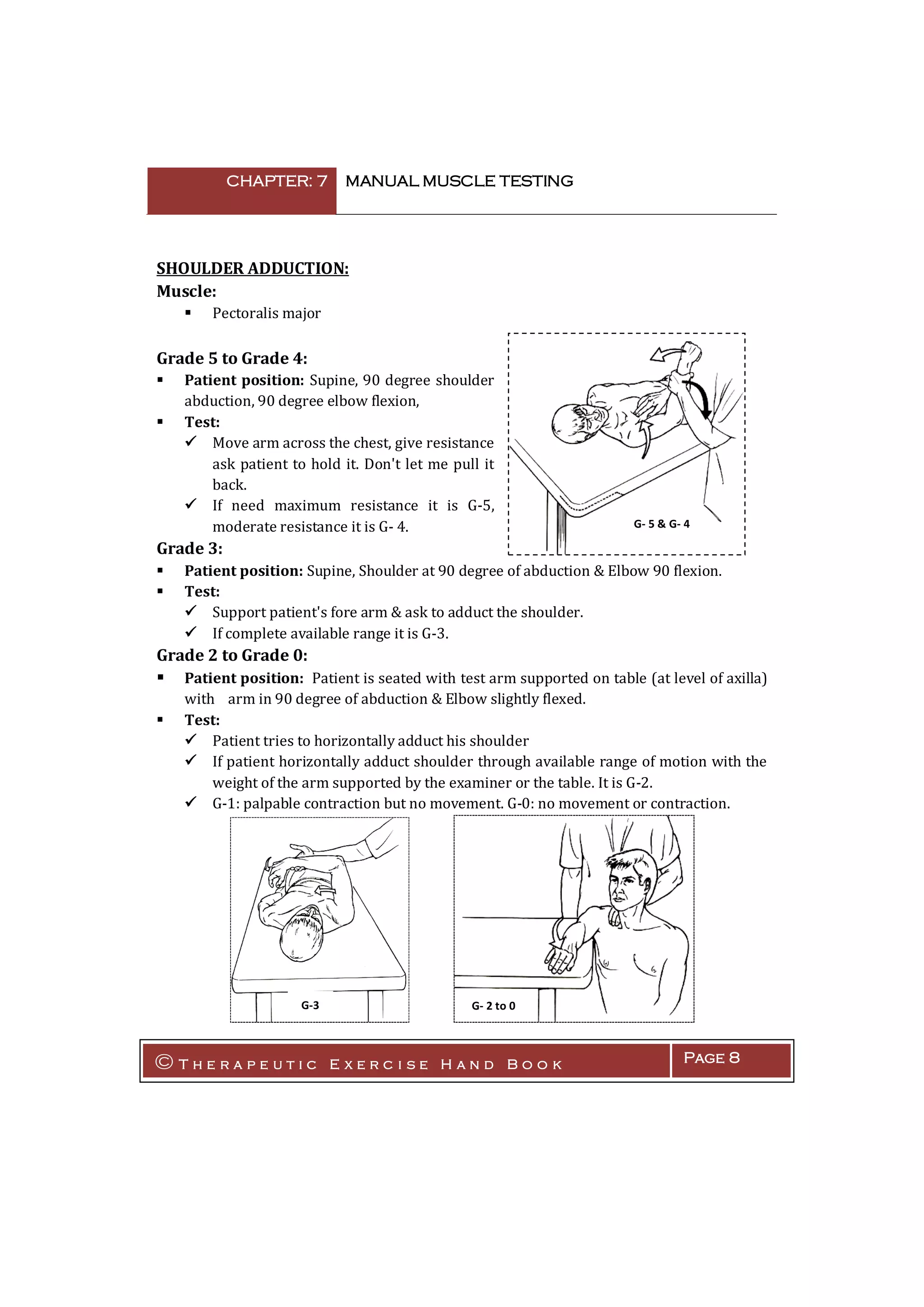 Manual muscle testing | PDF