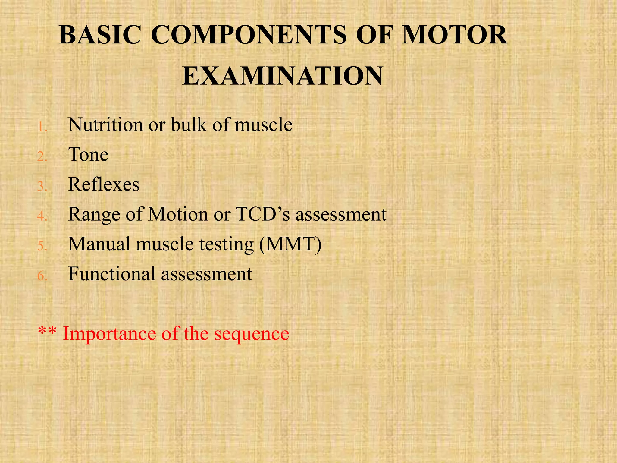 Manual Muscle Testing (MMT) | PPTX