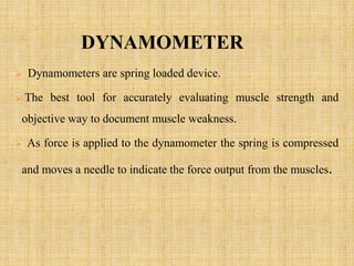 Manual Muscle Testing (MMT) | PPTX