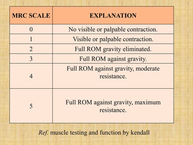 Manual Muscle Testing (MMT) | PPTX