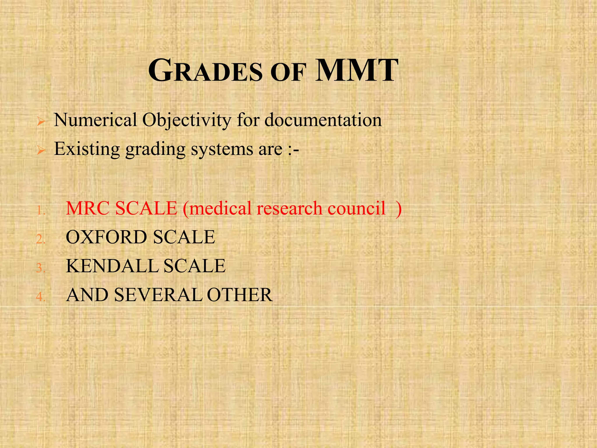 Manual muscle testing | PPTX