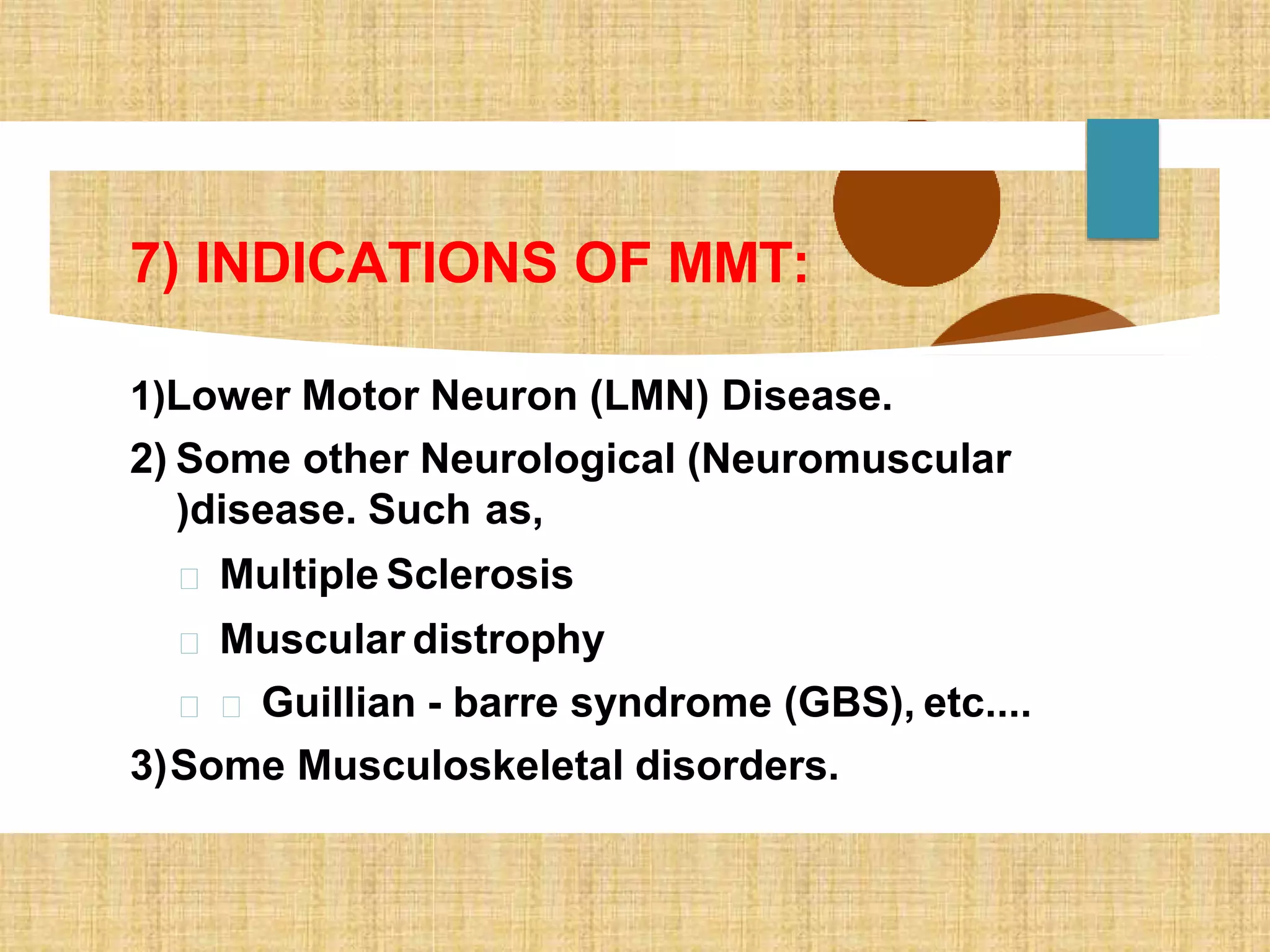 Manual muscle testing | PPTX