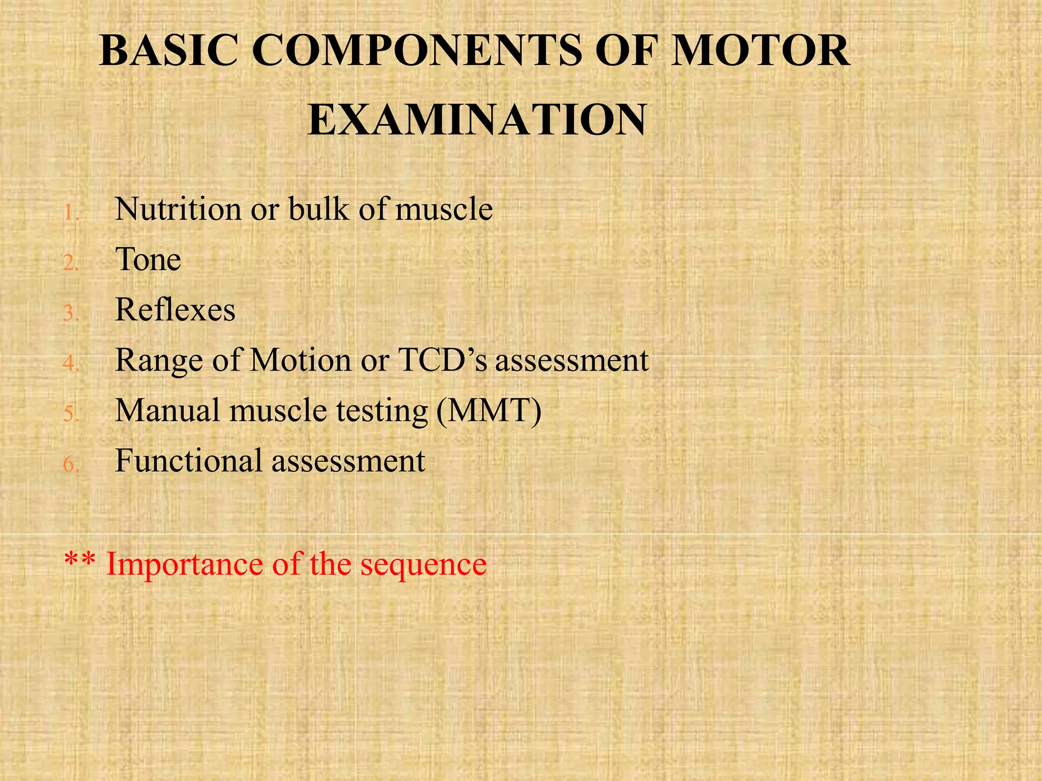 Manual muscle testing | PPTX