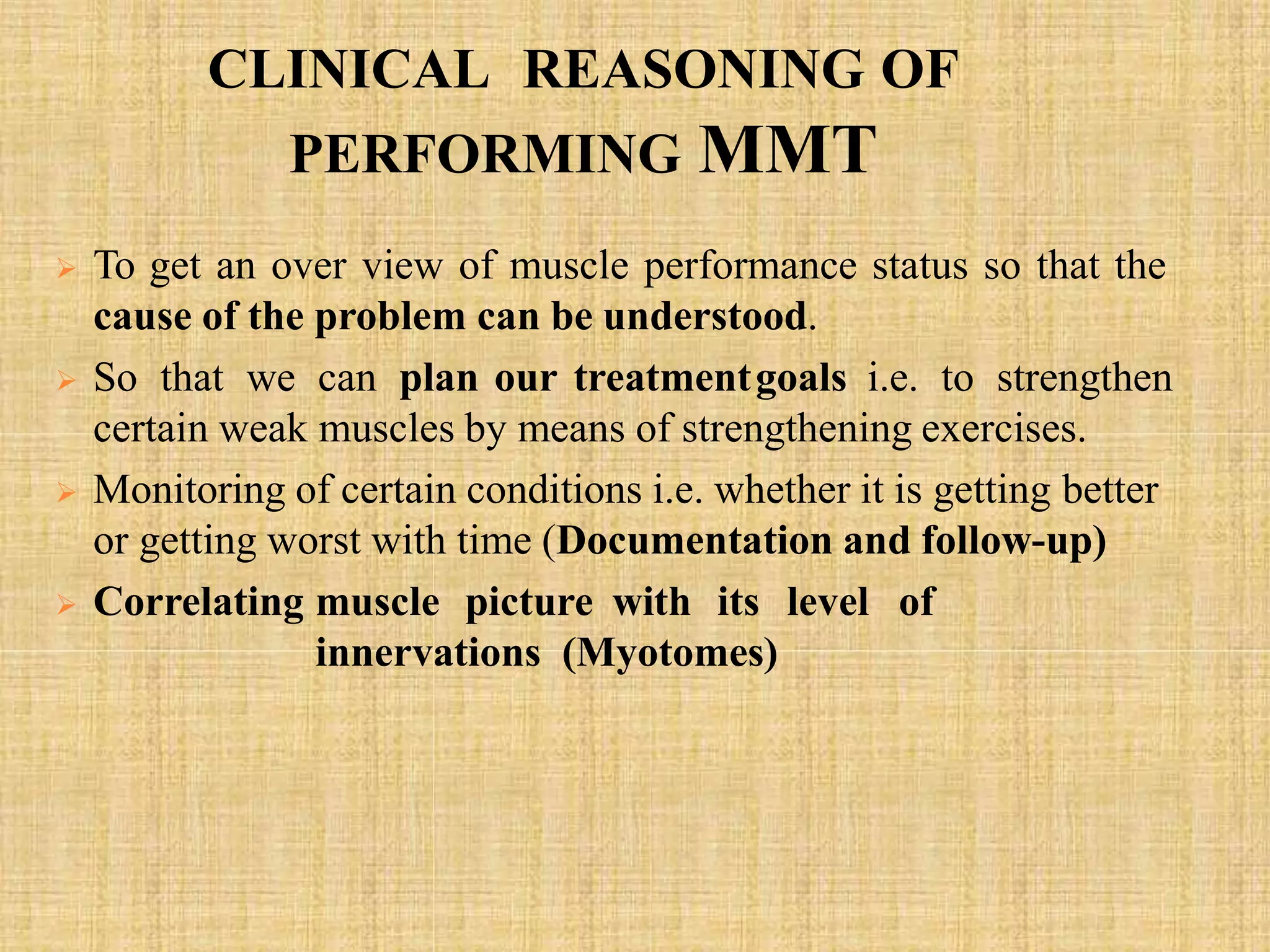 Manual muscle testing | PPTX