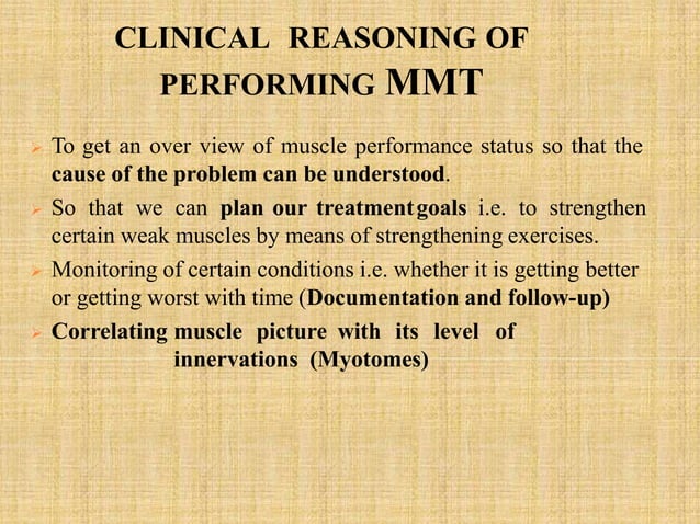 Manual muscle testing | PPTX | Physical Therapy | Wellness