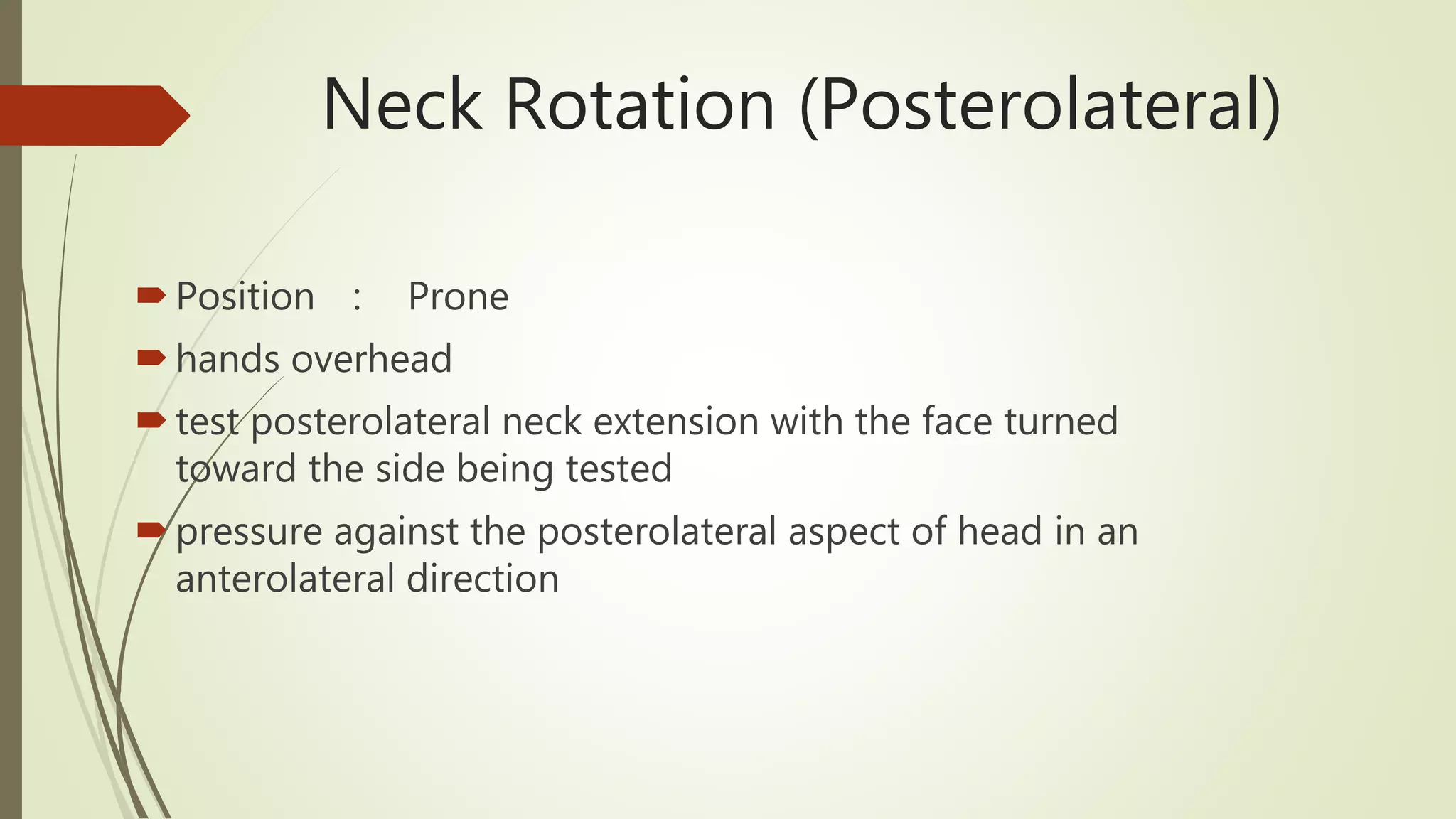 Manual Muscle Testing For Trunk, Neck & Face | PPTX