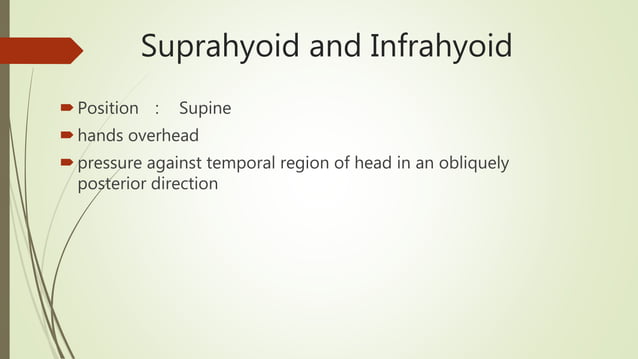 Manual Muscle Testing For Trunk, Neck & Face | PPTX