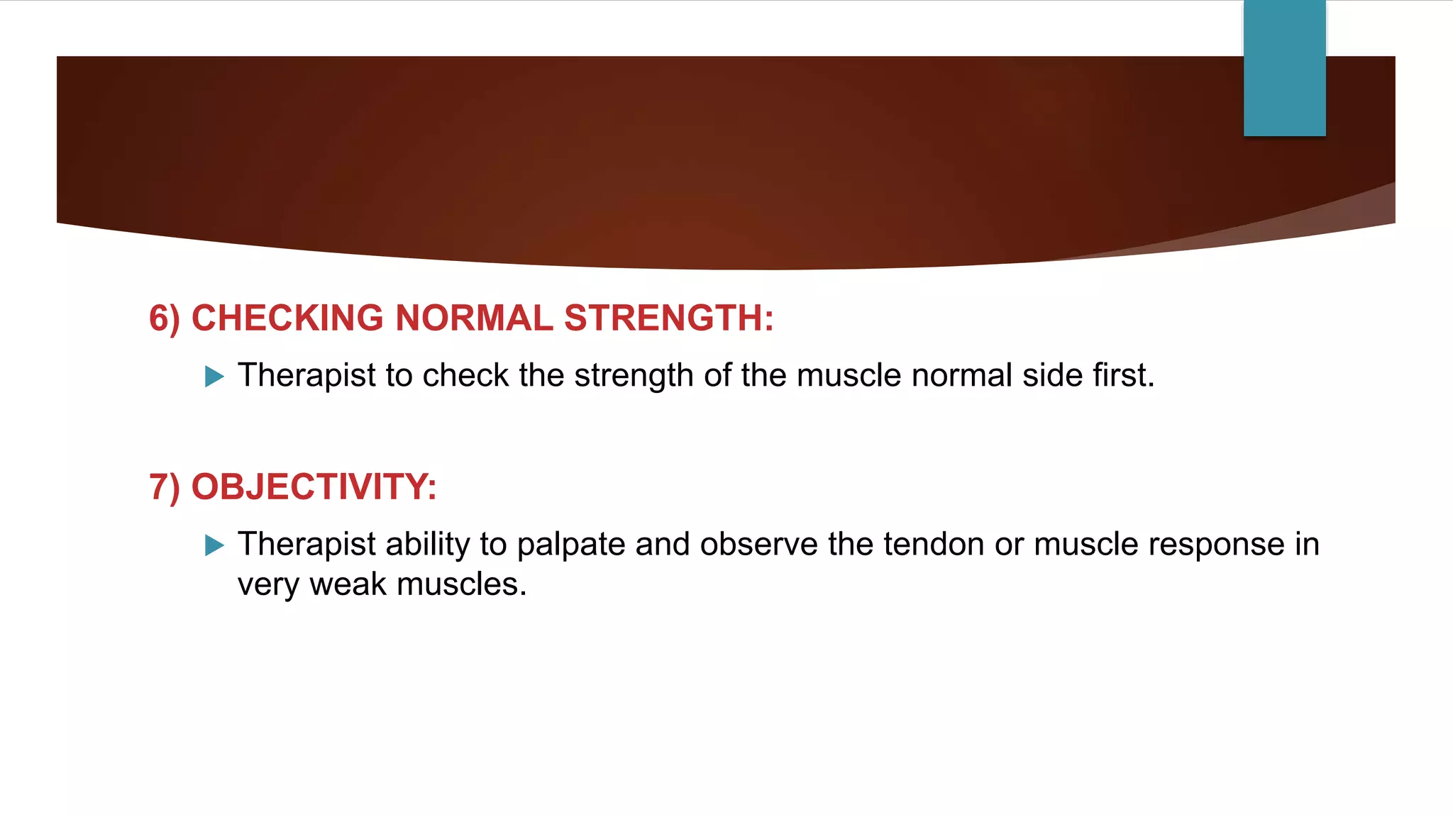 Manual muscle test (MMT) | PPTX