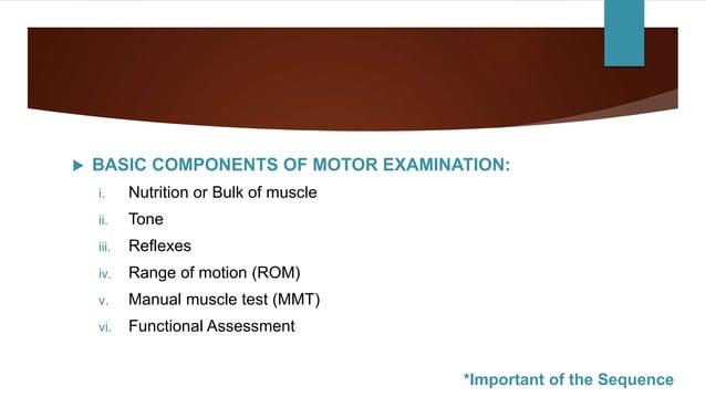 Manual muscle test (MMT) | PPTX