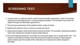 Range Of Motion Testing Charts