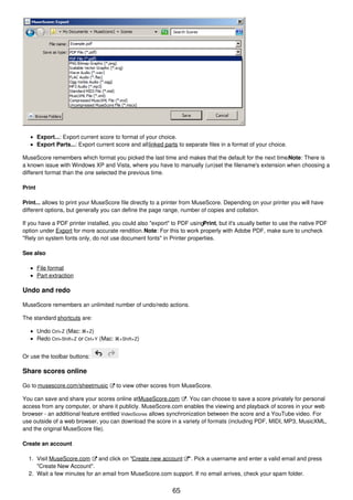 Manual muse score 3 en | PDF