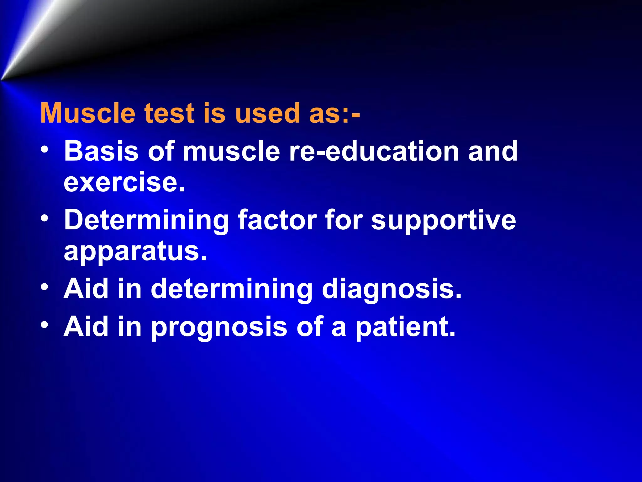 Manual musle testing | PPT | Death, Injury, or Military Conflict ...