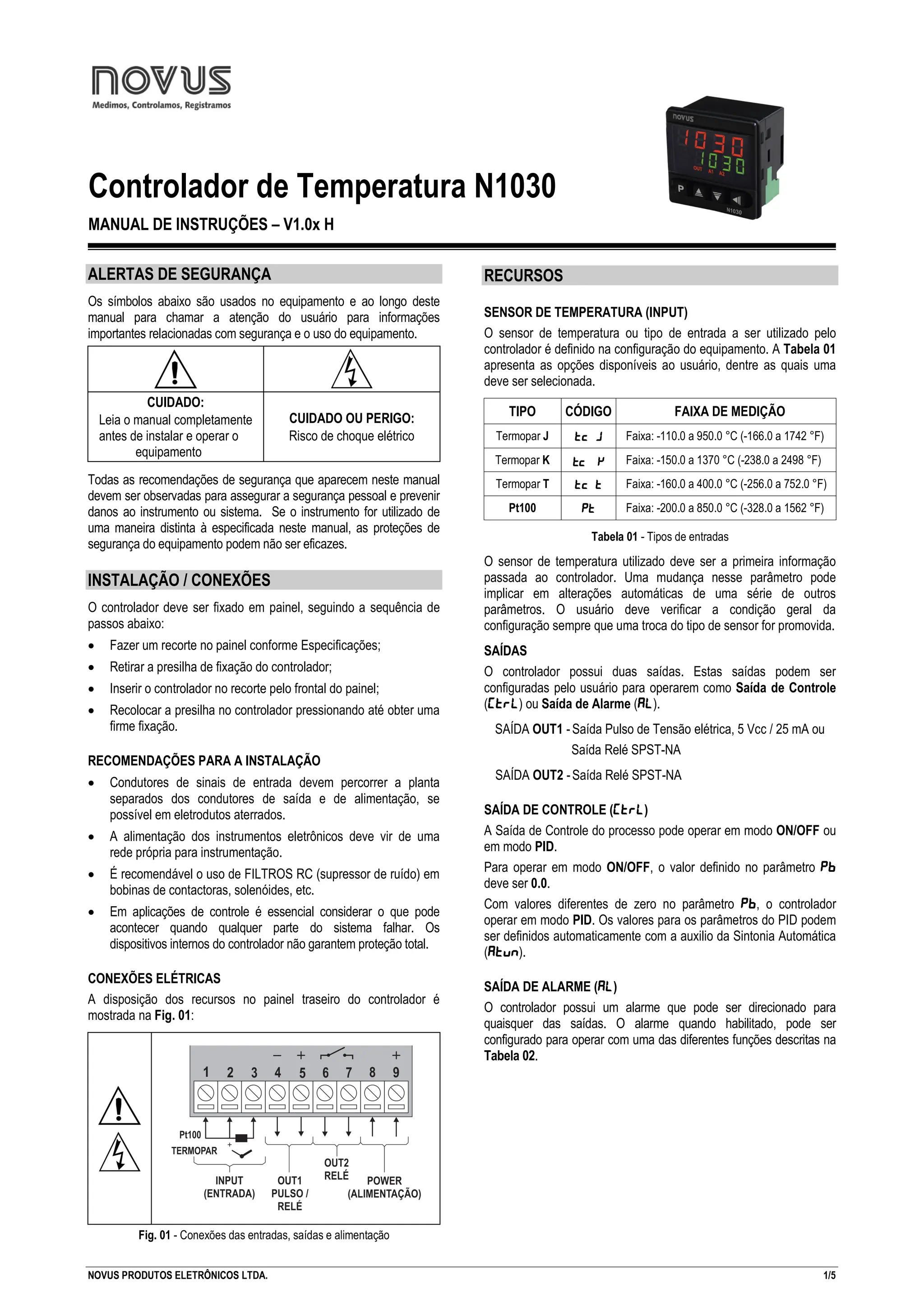 manual_n1030_v10x_h_portuguese é um manual de operação | PDF