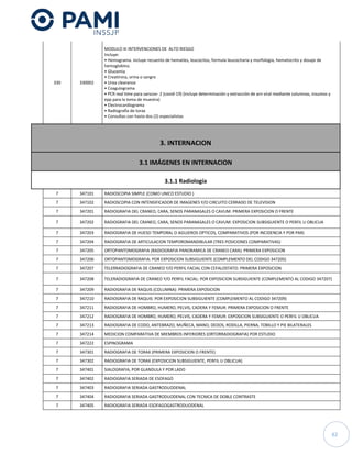 MANUAL DE PRESTACIONES DE PAMI NOMENCLADOR | PDF