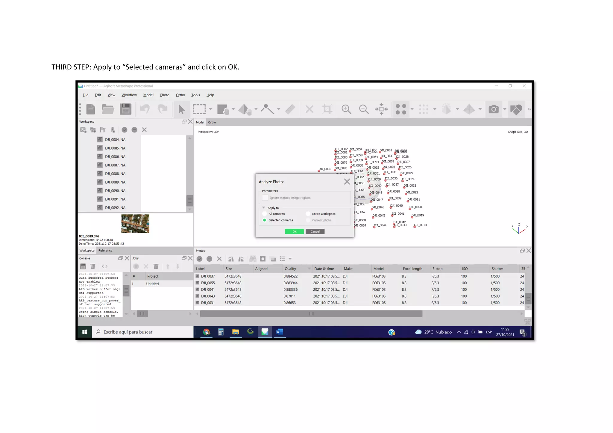 Manual of Agisoft Metashape Professional | PDF