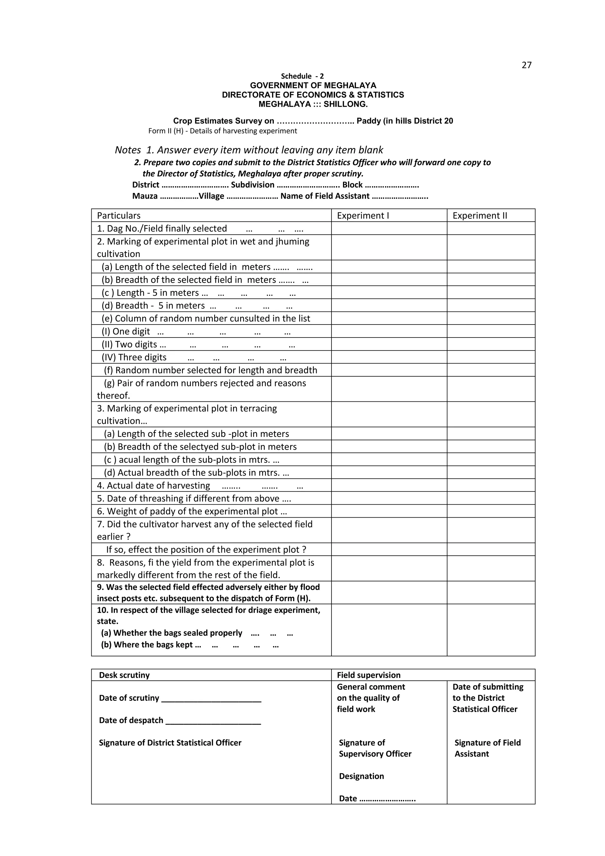 Manual of Crop Cutting Experiment.PDF