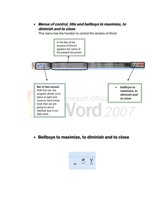 Manual of functions step by step microsoft word 2007 | PDF