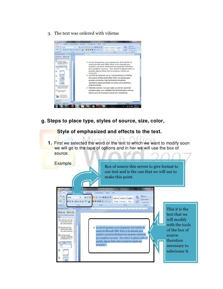Manual of functions step by step microsoft word 2007