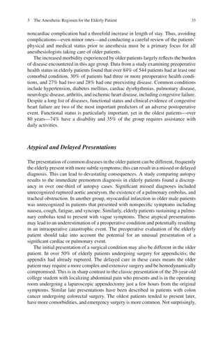 Manual of geriatric anesthesia | PDF