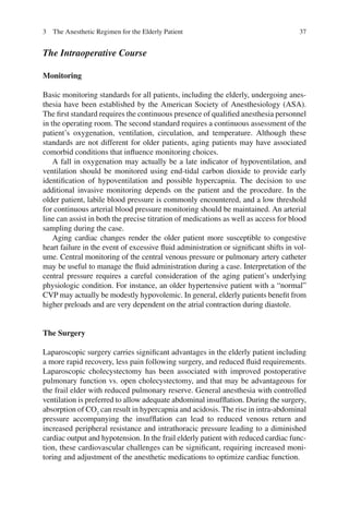 Manual of geriatric anesthesia | PDF